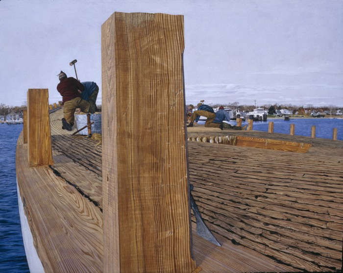 Wooden Boat Building « Subject « Andrew Gordon Moore Fine Artist